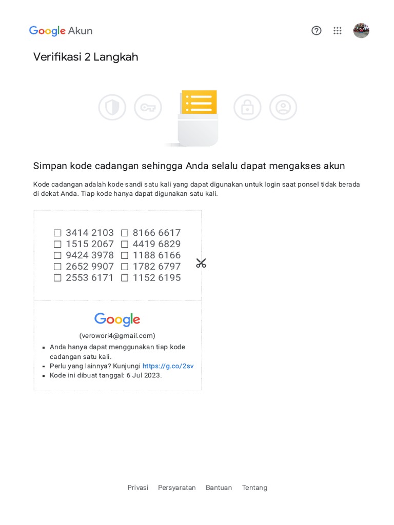 Verifikasi 2 Langkah | PDF