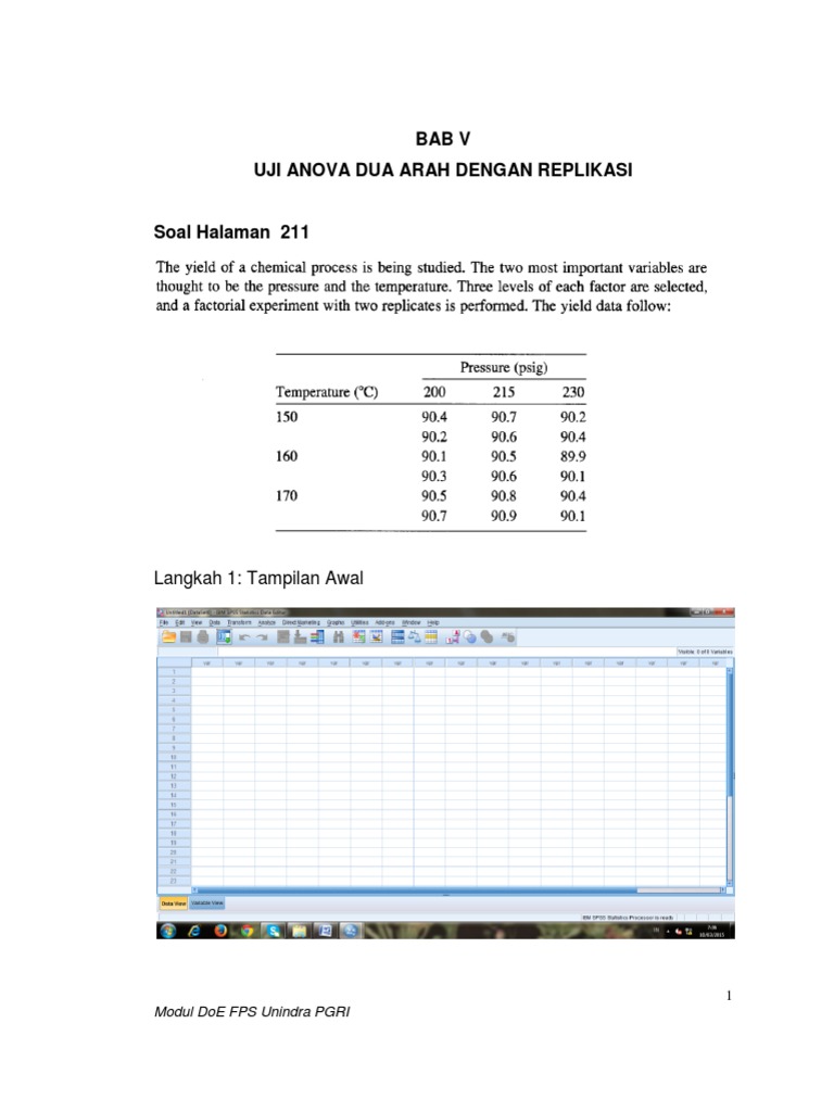 MODUL DoE OK Siap Cetak 2019 | PDF