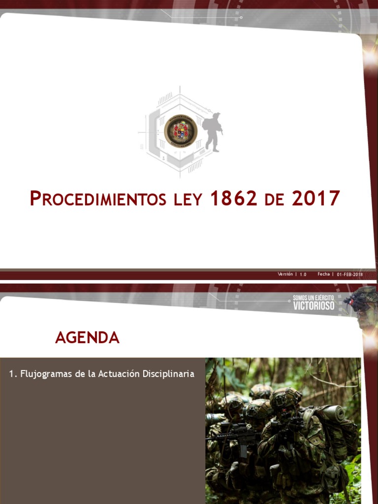Procedimientos Ley 1862 de 2017 | PDF | Apelación | Ley constitucional