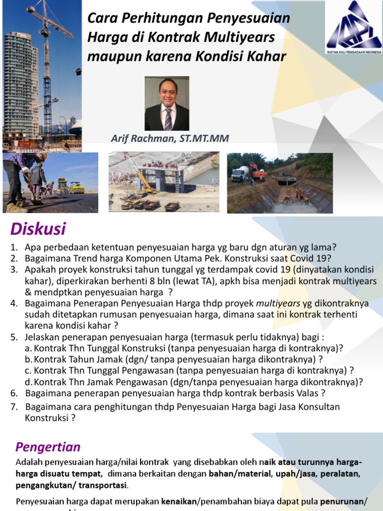 Paparan Penyesuaian Harga Arif R | PDF