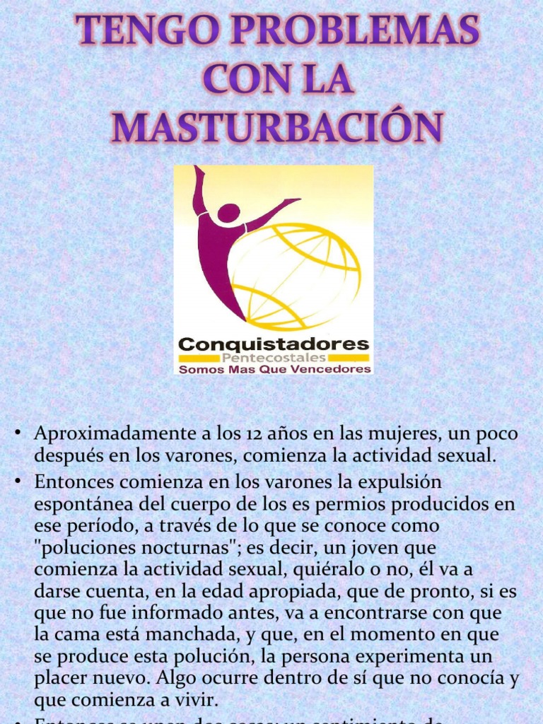 Tengo Problemas Con La Masturbación | PDF | Placer | Eyaculación