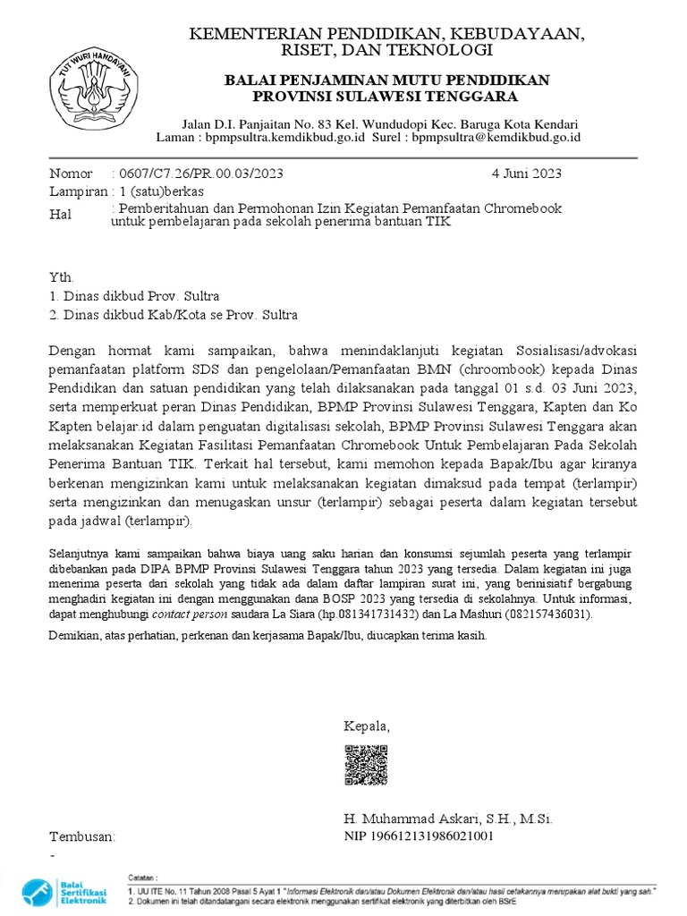 Pemberitahuan Dan Pe 1 | PDF