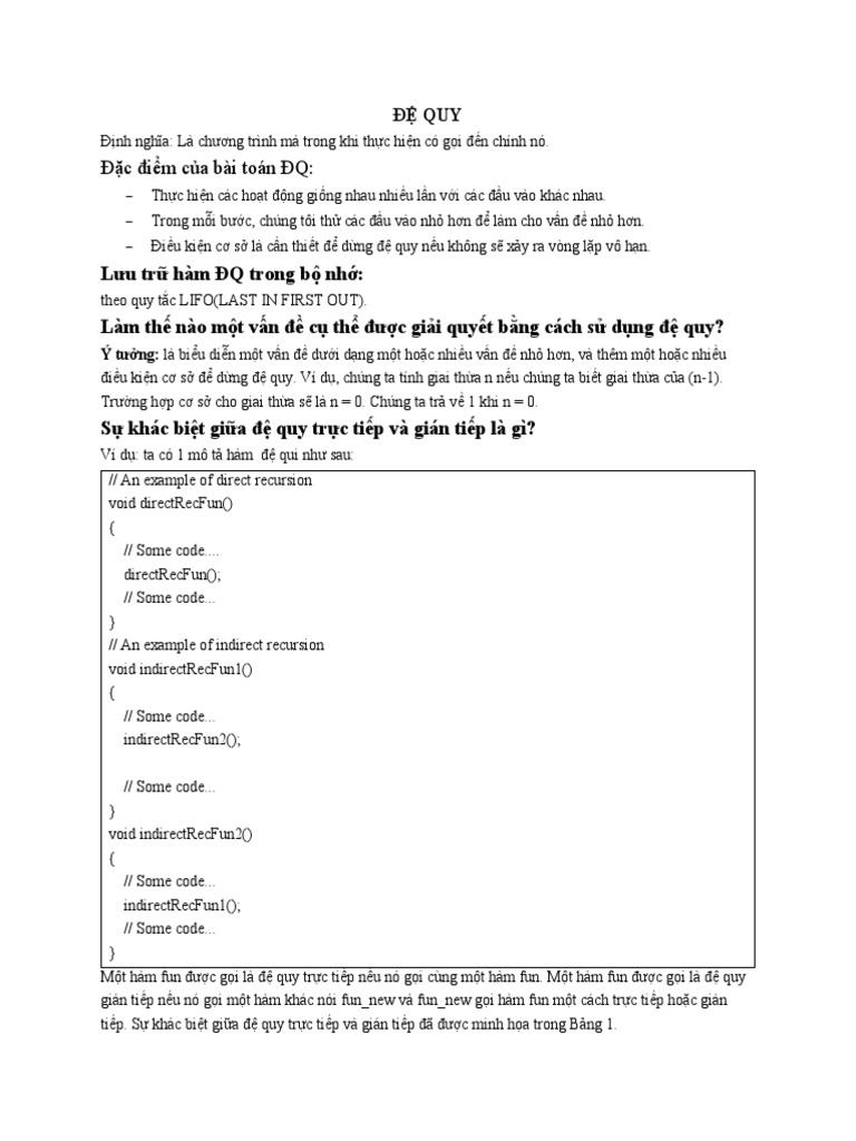 06.ĐỆ QUY | PDF