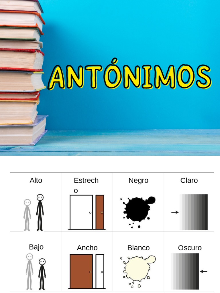 Vocabulario Antonimos PDF | PDF