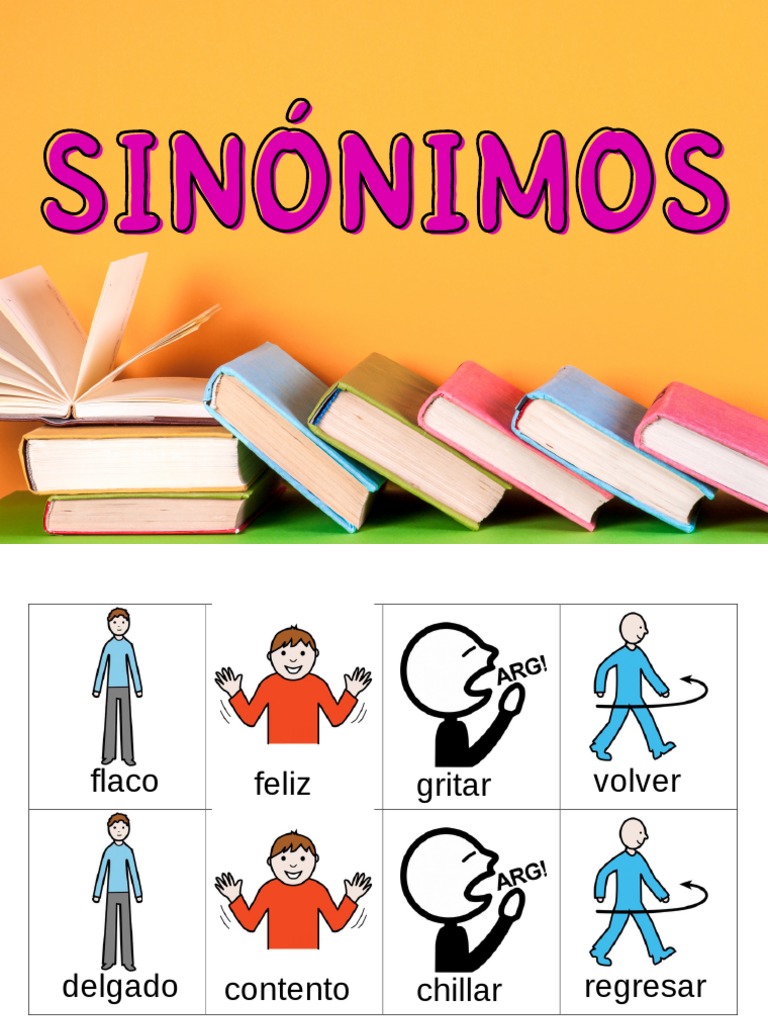 Vocabulario Sinónimos.pdf | PDF | Lingüística | Escritura