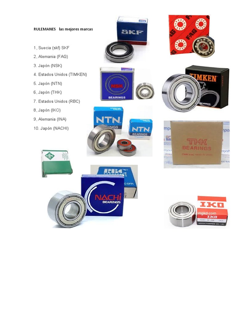 RULEMANES Las Mejores Marcas | PDF