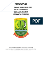 Contoh Usulan Musrenbang 2023-2025 | PDF