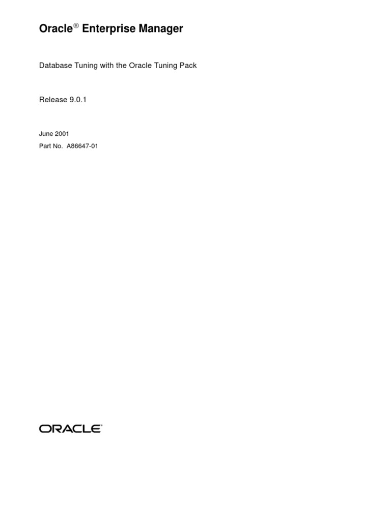 19 Database Tuning With The Oracle Tuning Pack Pdf