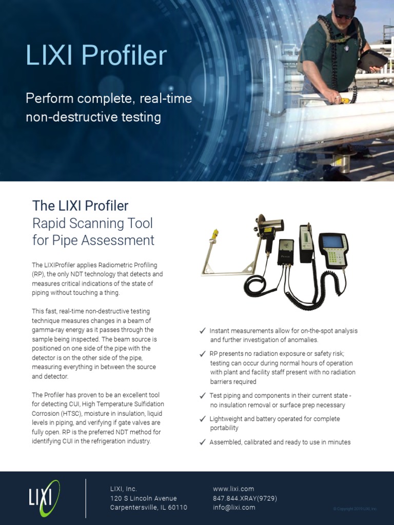 LIXI Profiler-ANSIa | Download Free PDF | Pipe (Fluid Conveyance ...