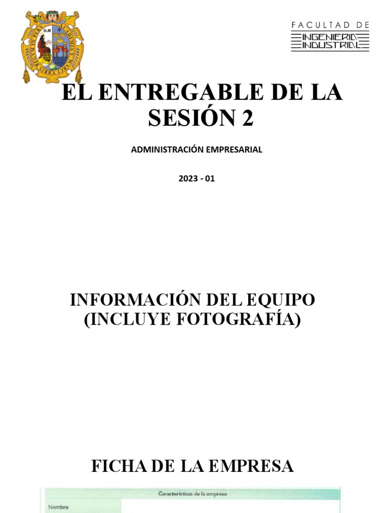 Entregable Grupal de La Sesión 2 | PDF