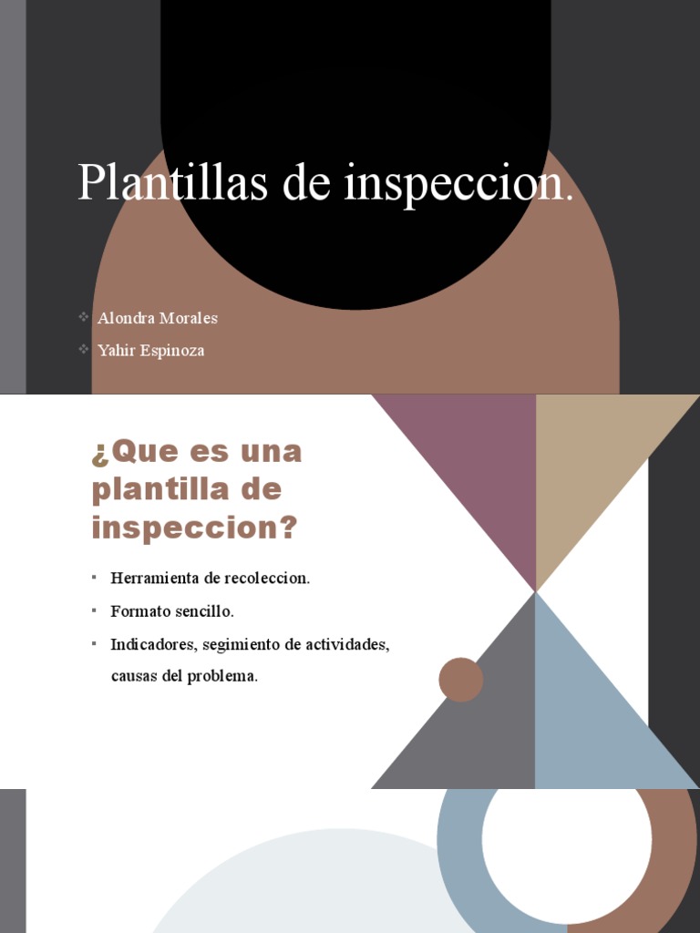 Plantillas de Inspeccion | PDF