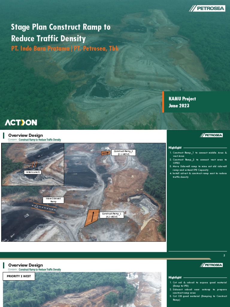 Stage Plan Construct Ramp To Reduce Traffic Density | PDF | Civil ...