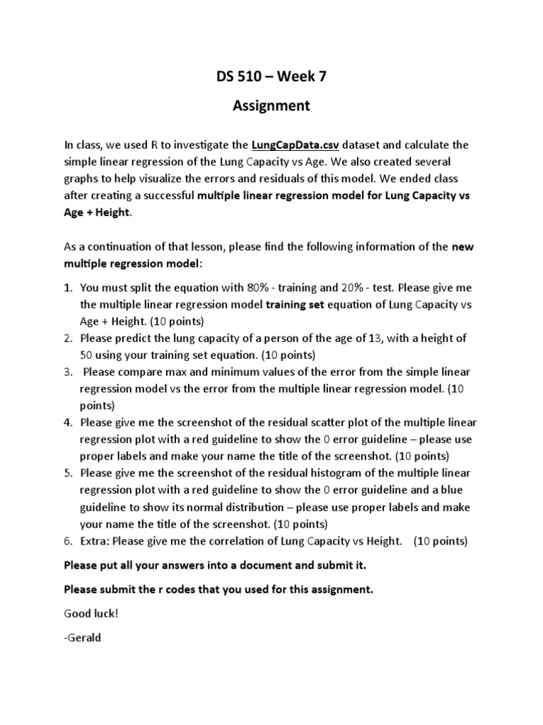 Week 7 Assignment Instructions | PDF