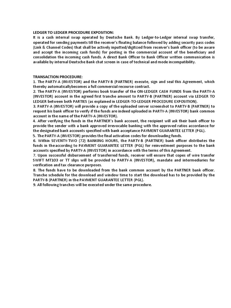 Transaction Procedure Eng | Download Free PDF | Banks | Payments