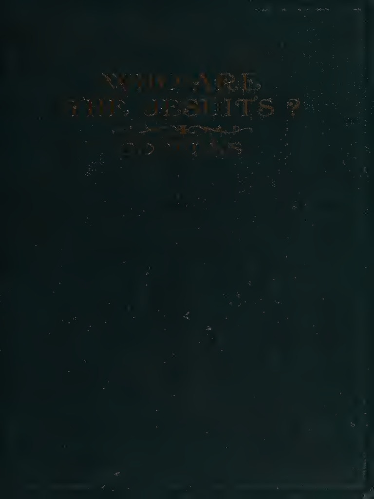 Who Are The Jesuits - Charles Coppens SJ | PDF | Ignatius Of Loyola | Jesus