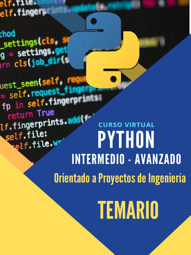 Python Avanzado Virtual CEPRA | PDF | Programación de computadoras ...