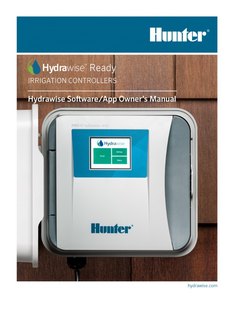 Hunter Pro C Hydrawise Controller Manual | PDF | Computer Network | Wi Fi