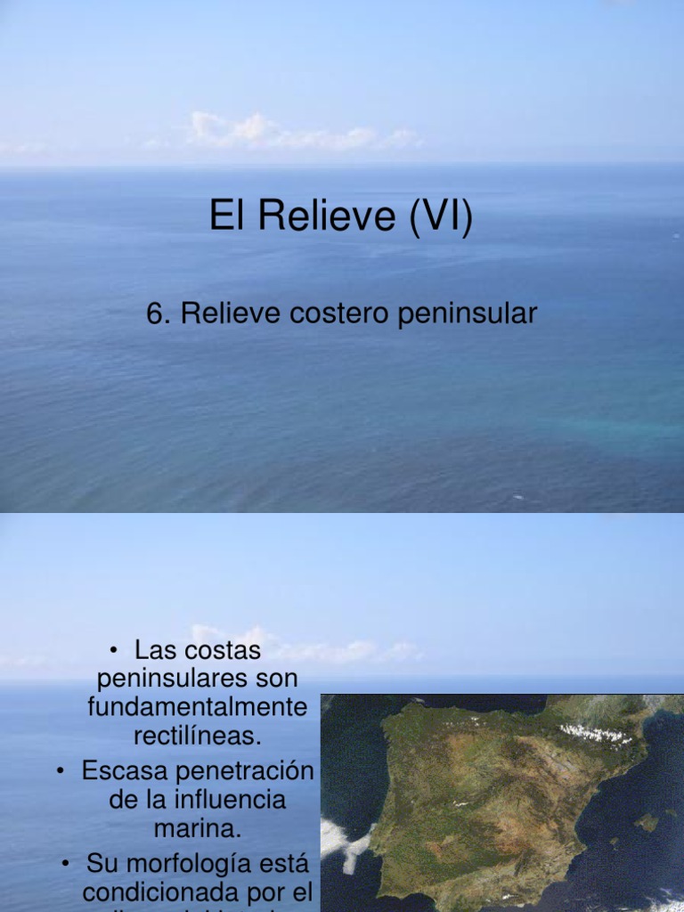 06.relieve Costero Peninsular | PDF | Zona litoral | Pantano