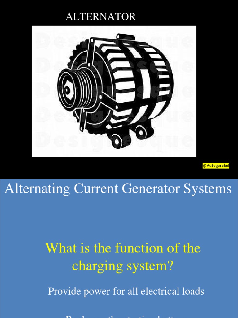 Alternator | PDF | Rectifier | Diode