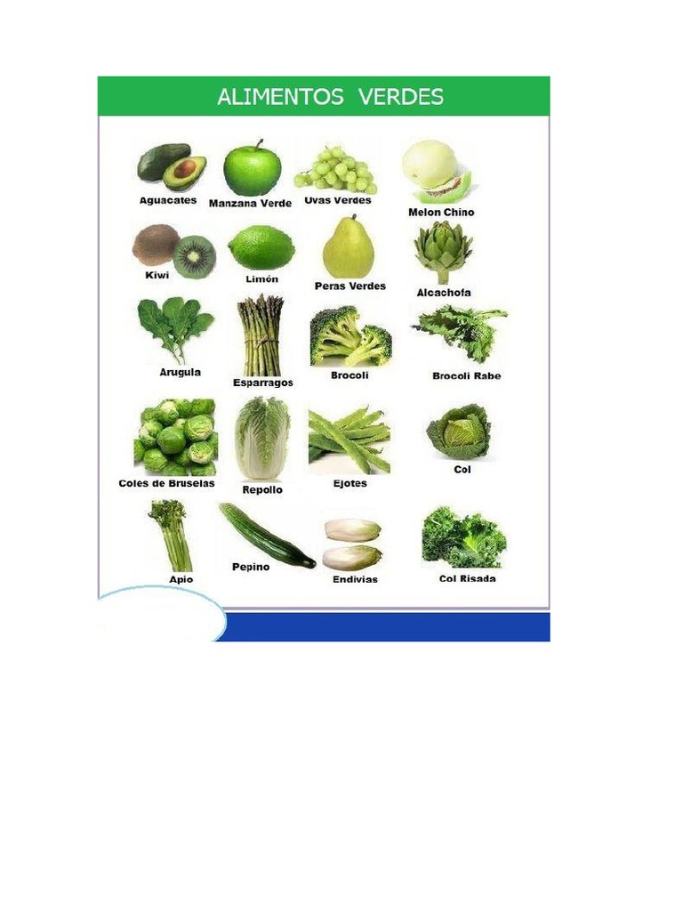 Alimentos Verdes | PDF
