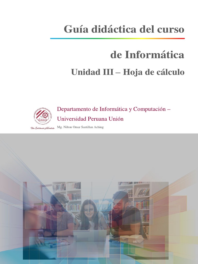Guía - Informática Excel | PDF | Hoja de cálculo | Microsoft Excel