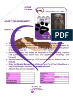 Sample Foster Agreement | PDF | Pet | Caregiver