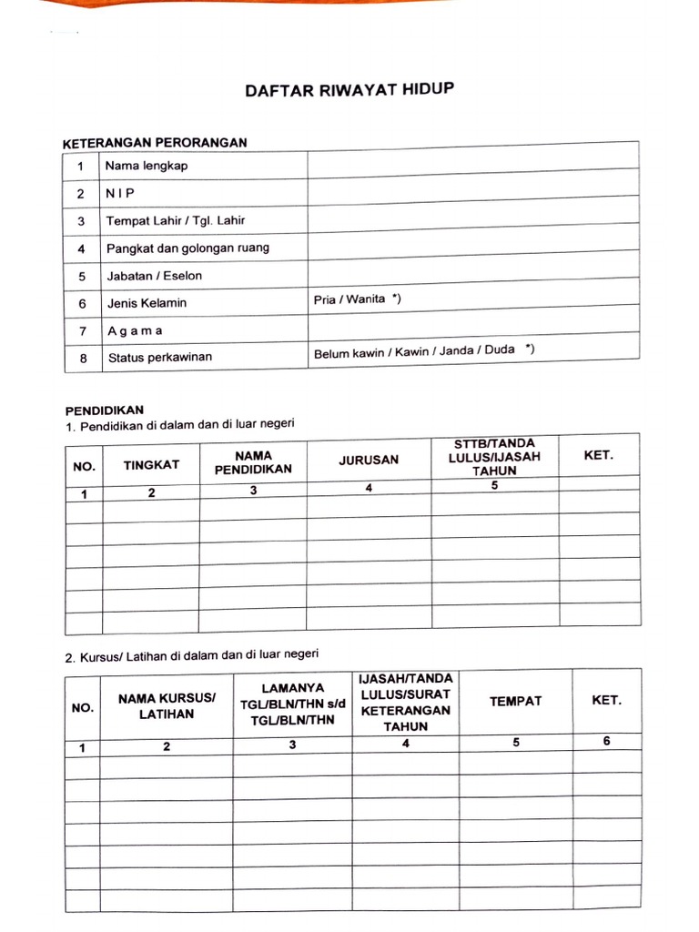 DRH utk gol IV_c tulis tangan pakai huruh Kapital | PDF