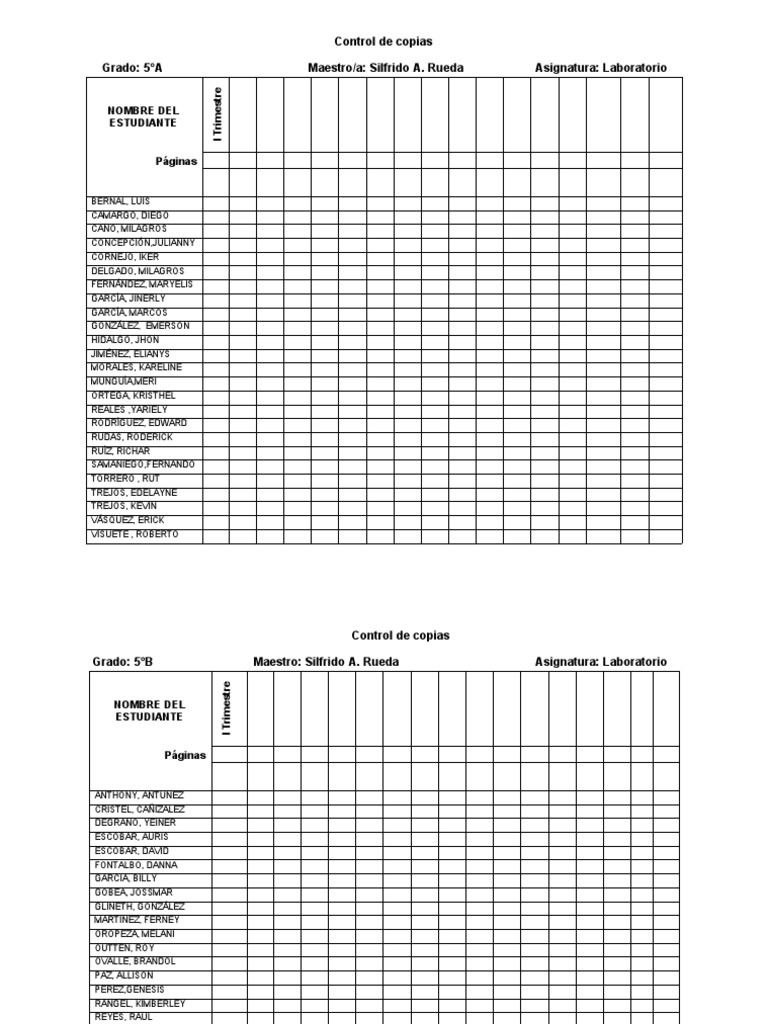 Control de copias.docx2023 | PDF