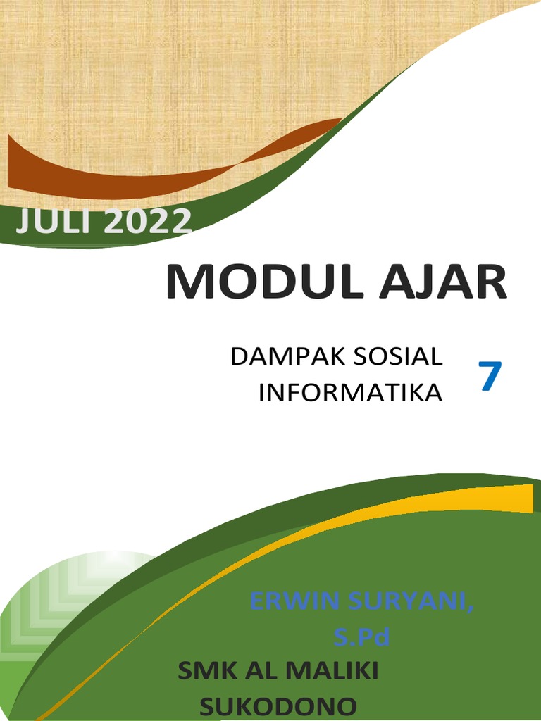 Ma Erwin Informatika Fase e X Semua Keahlian Dsi | PDF | Karier ...