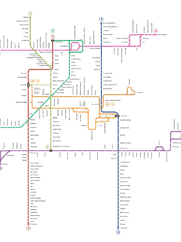 Mapa Metrobus | PDF