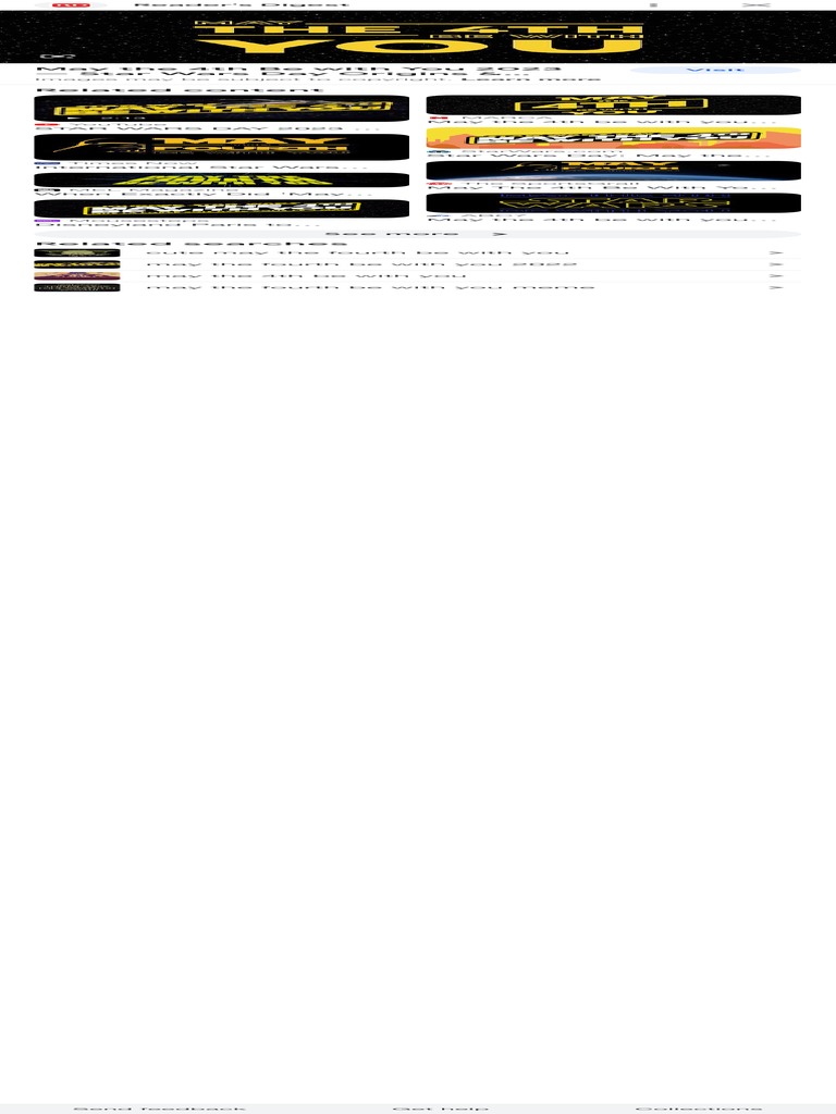 May The Fourth Be With You - Google Search | PDF