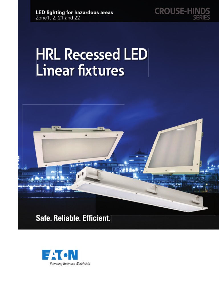 Crouse Hinds HRL Led Brochure | PDF | Lighting | Light Emitting Diode