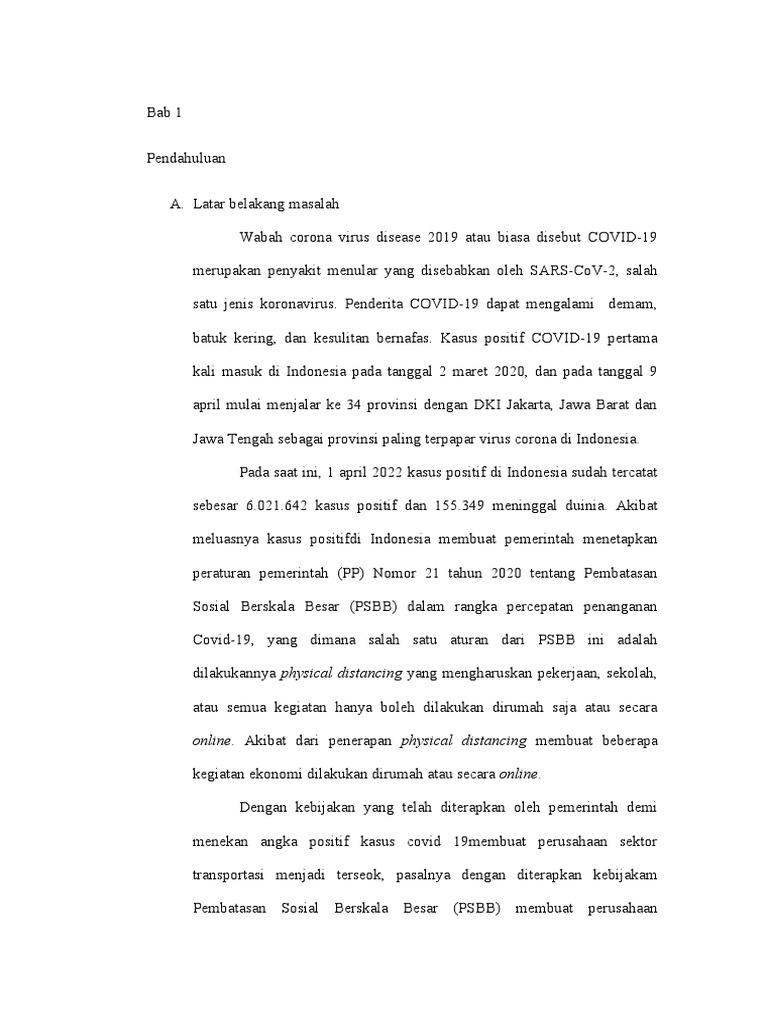 Proposal Bagas Old | PDF