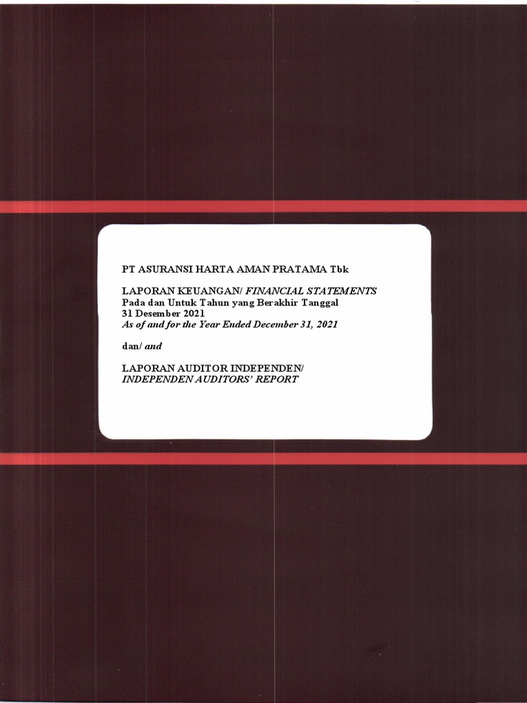 AHAP - Audit Report 31 Des 2021 - AHAP | PDF