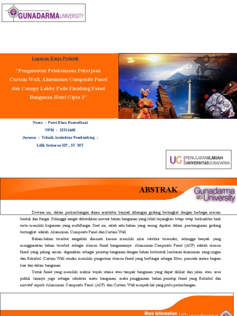 Metode Pemasangan Acp Dan Curtain Wall Pdf Pdf Teknologi Rekayasa