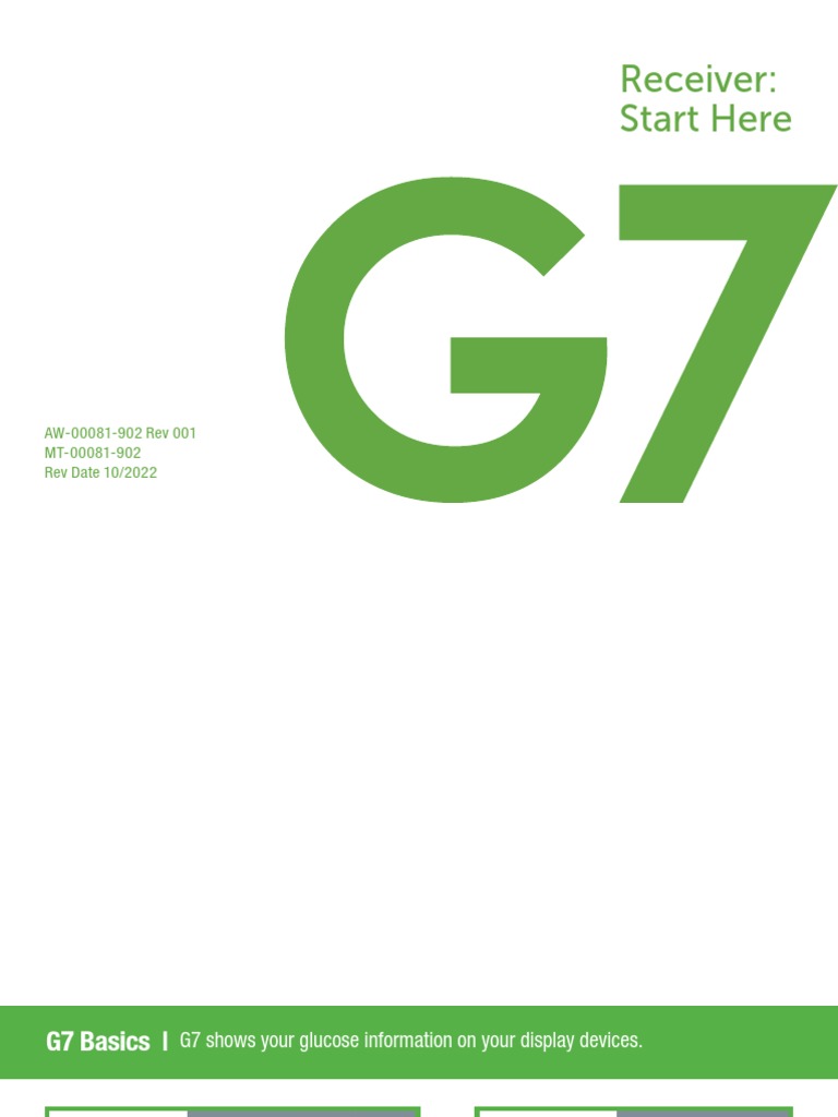 G7-Reciever Start Here Guide | PDF | Bluetooth | Apple Inc.