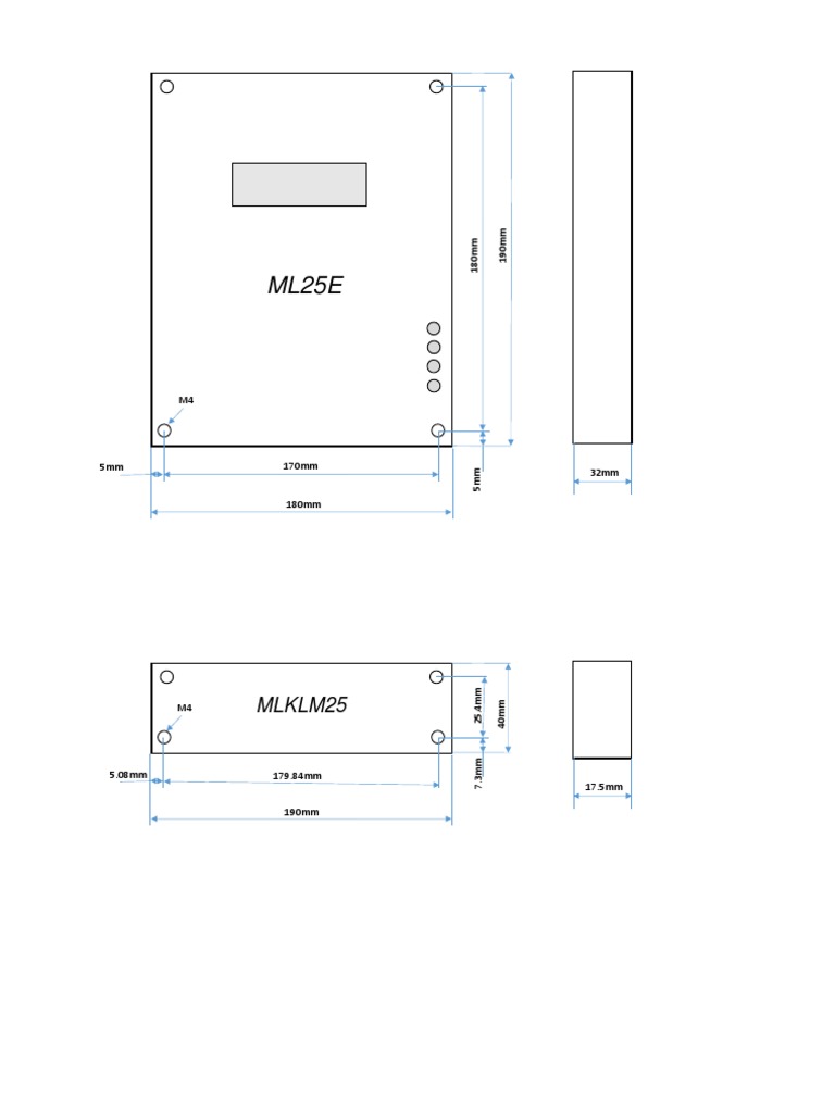 ML25E Dimensions | PDF