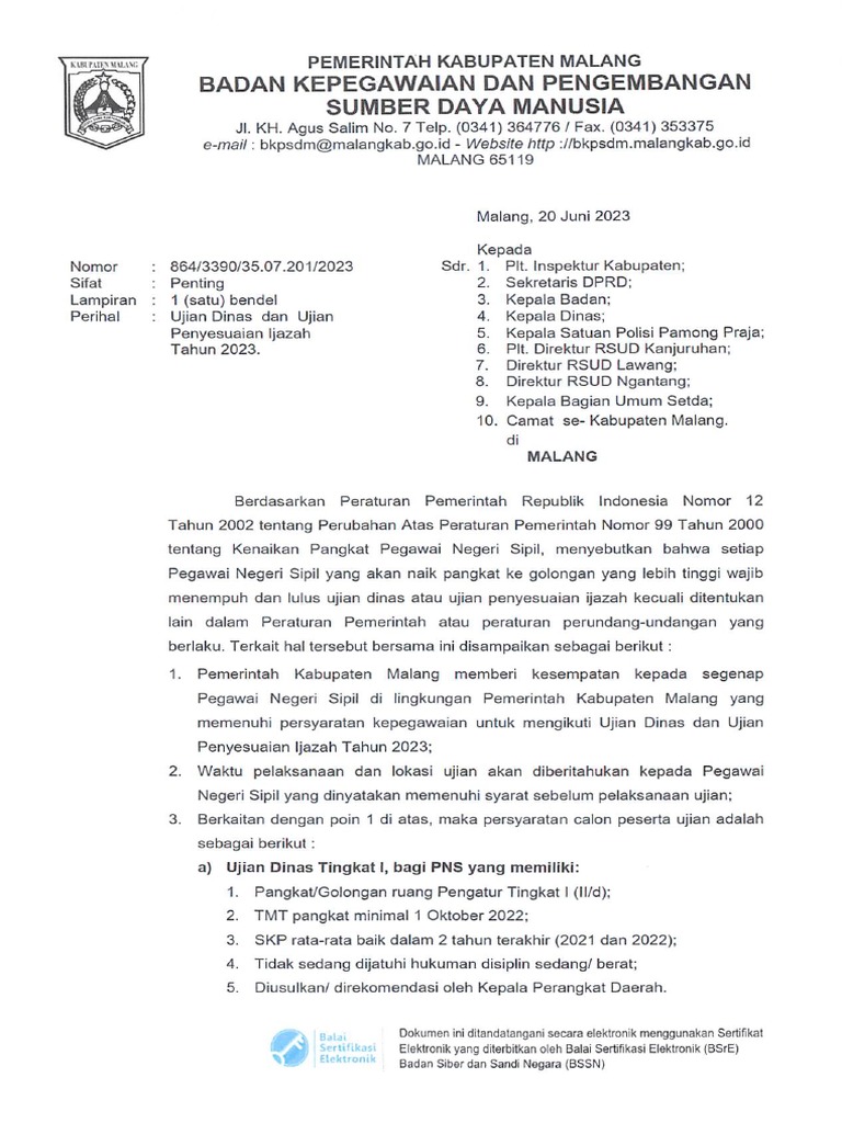 Surat Edaran UDIN Dan UPI | PDF