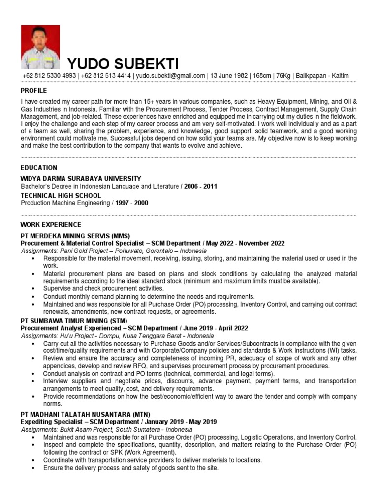 SCM - Yudo Subekti | PDF | Procurement | Supply Chain Management