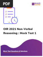 Abstract Reasoning Questions and Answer Key | PDF | Cognitive Science