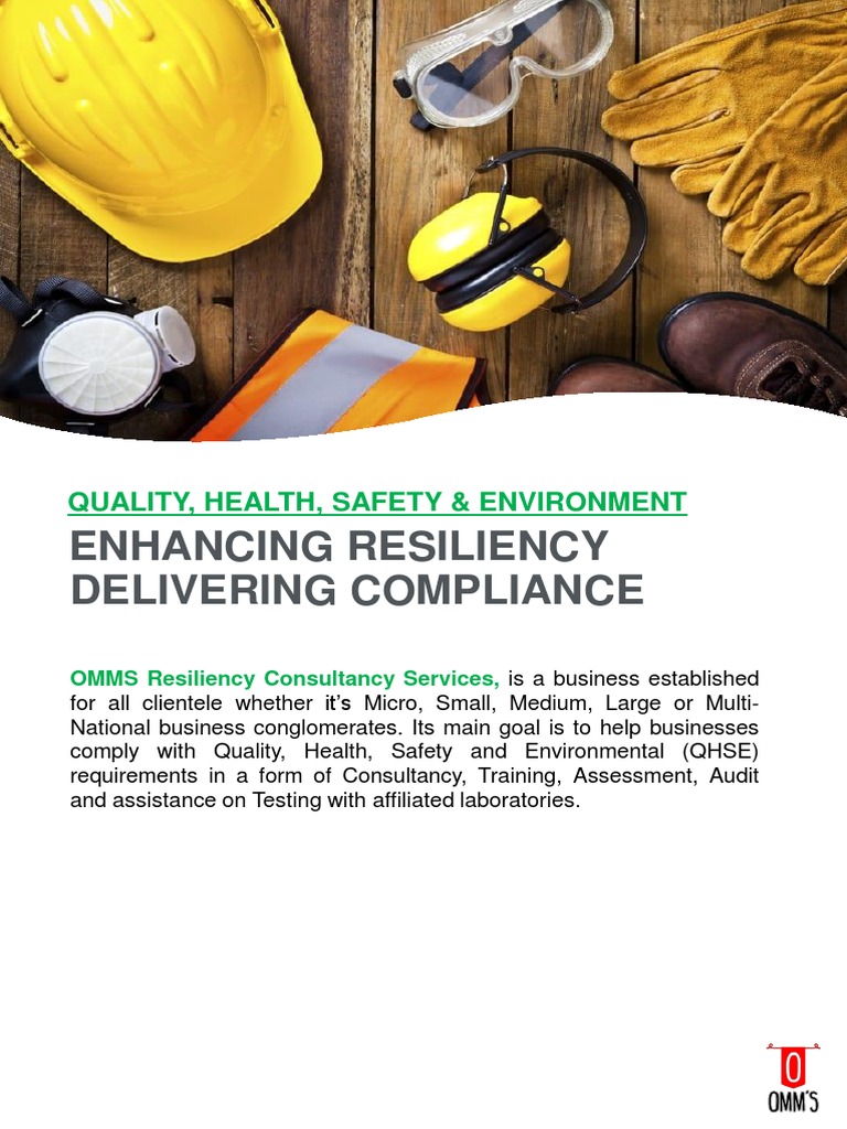 OMM's BROCHURE 2023 For QHSE Services v4 | PDF | Fire Safety ...