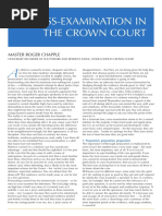 10 Rules of Cross-Examination in Criminal Trials | PDF | Witness ...