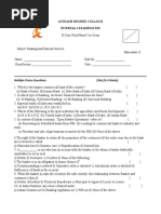 DRA Exam Questions and Answers Guide | PDF | Cheque | Banks