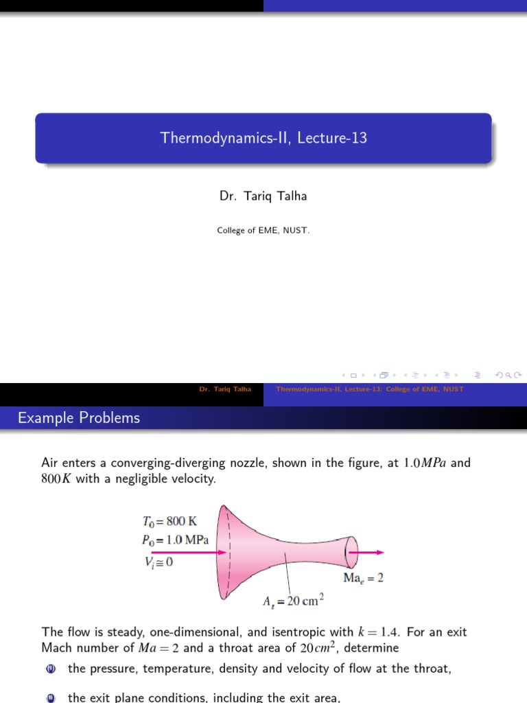 Lecture 1 Spring 2023 | PDF | Turbine | Jet Engine