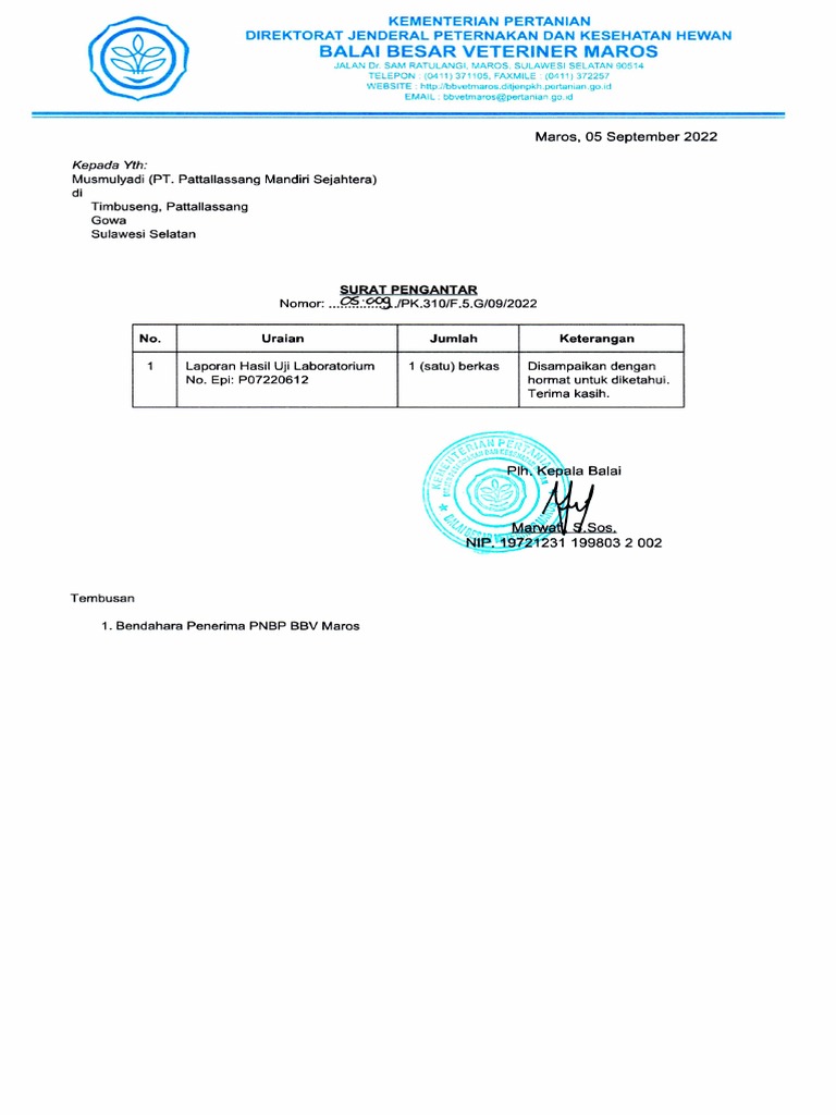 #Aqua Laporan Hasil Uji Laboratorium | PDF