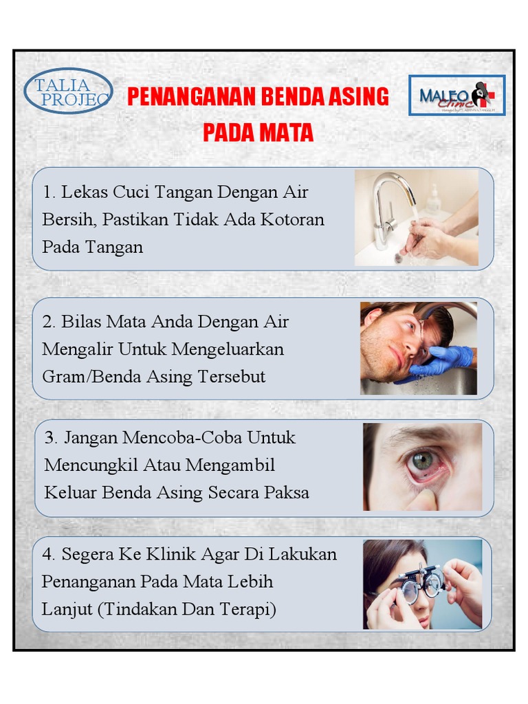 Poster Benda Asing Pada Mata | PDF