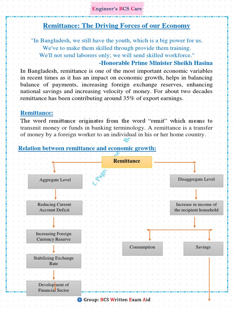 Remittance Note by Engineer's BCS Care | PDF | Remittance | Migrant Worker