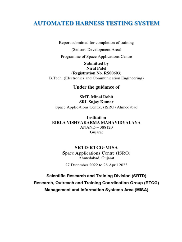 Summer Internship Report 2022 - 19EC452 | PDF | Raspberry Pi | Computer Network