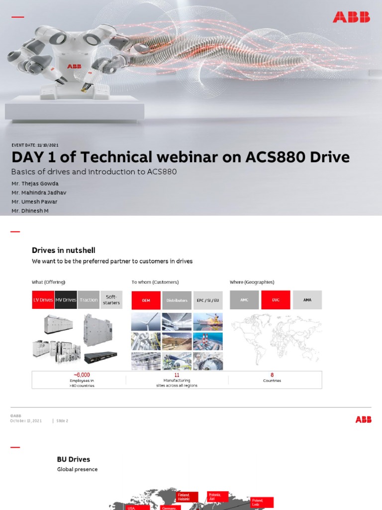 Introduction To ACS880 | Download Free PDF | Rectifier | Power Inverter