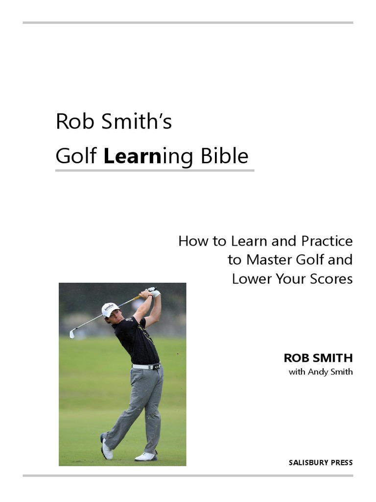 Learn Golf Template3 | Download Free PDF | Habits | Thought